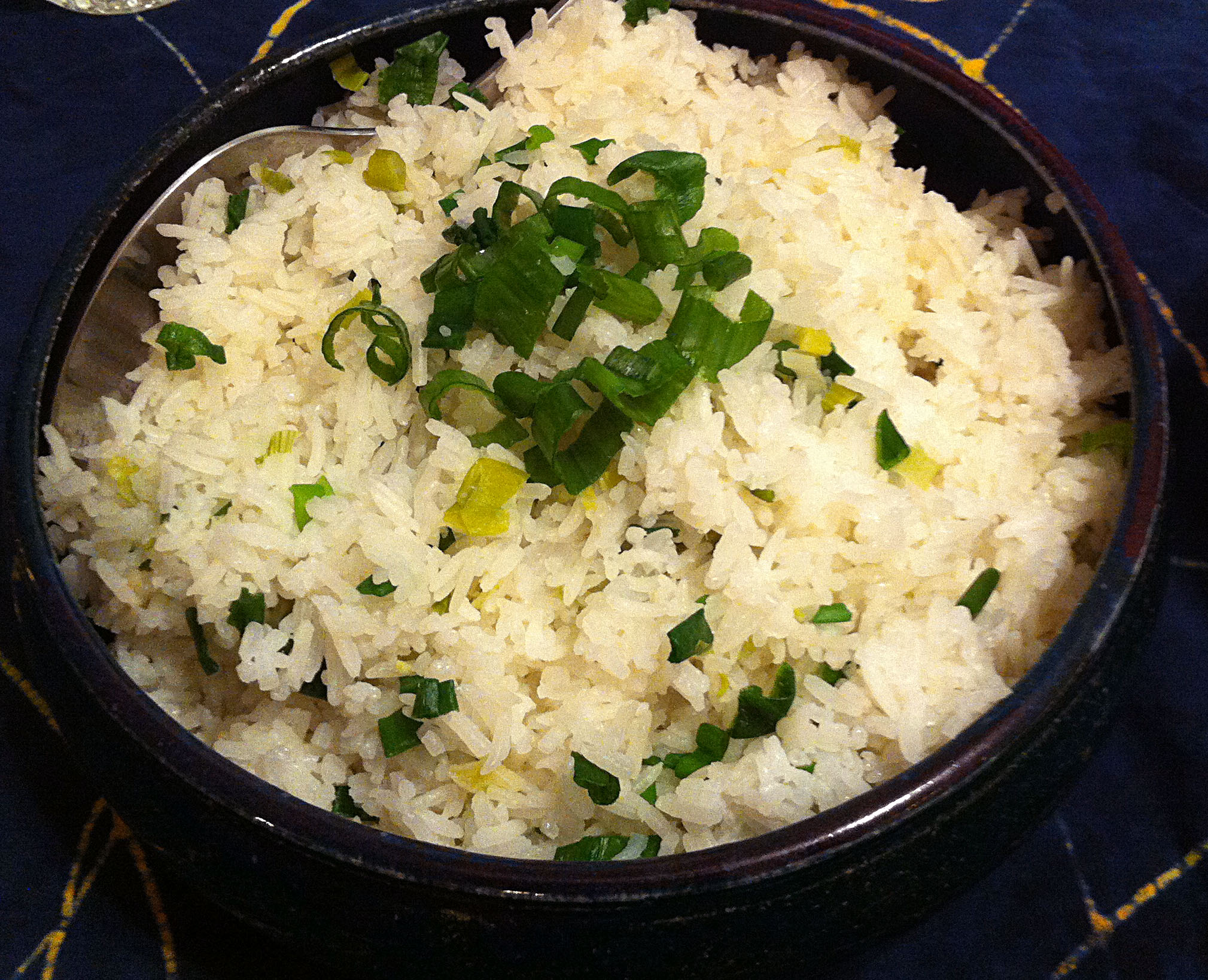 Karl’s Scallion Rice | Jabberwocky Stew