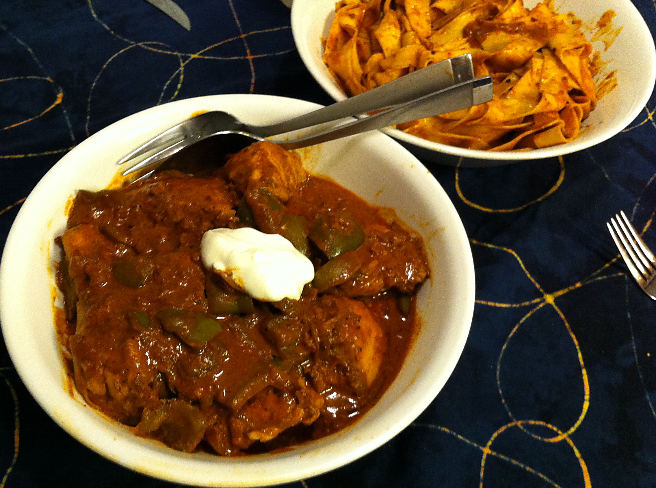 Karl’s Paprikás Csirke (Hungarian Chicken Paprikash) | Jabberwocky Stew