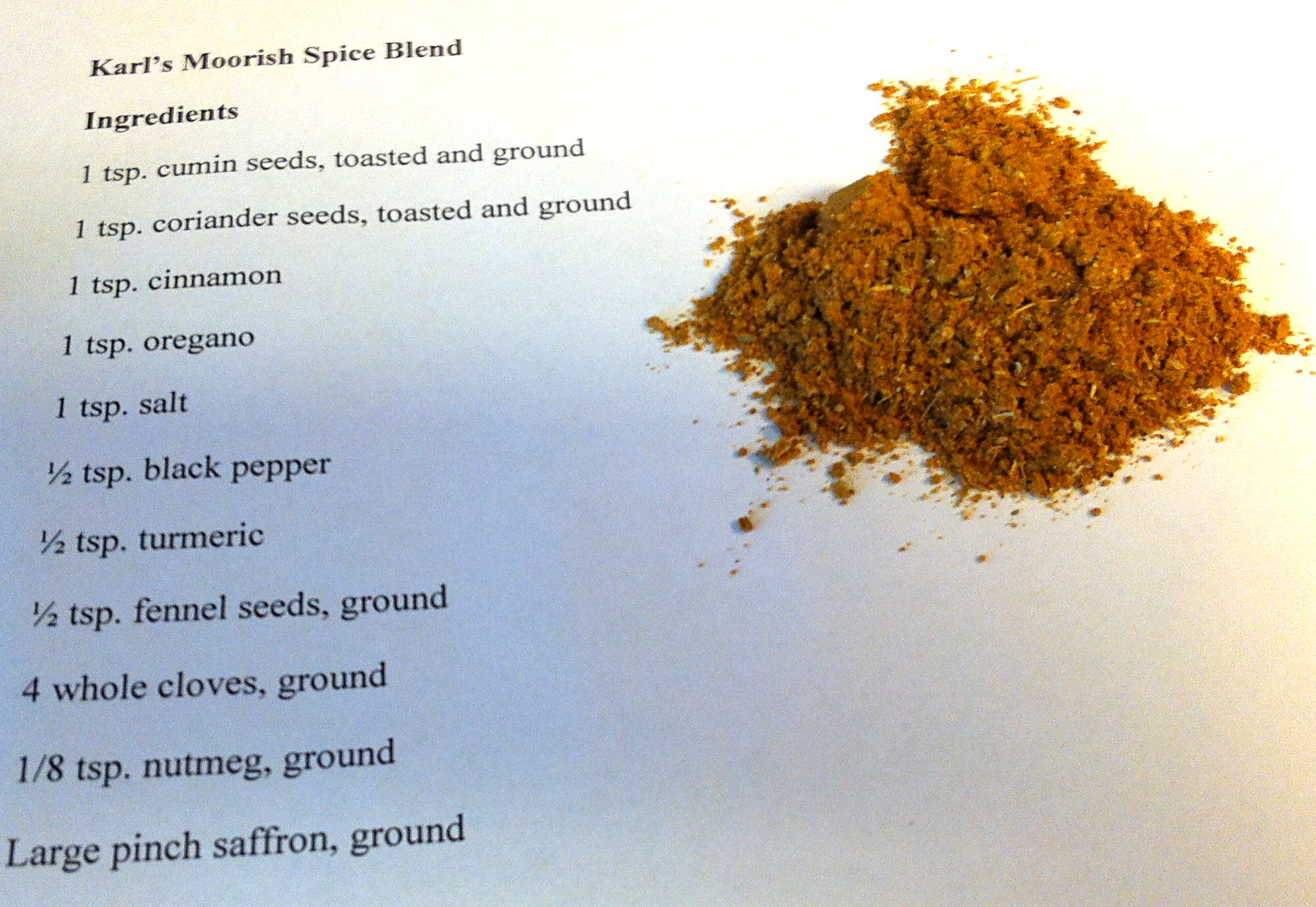 Karl’s Moorish Spice Blend | Jabberwocky Stew