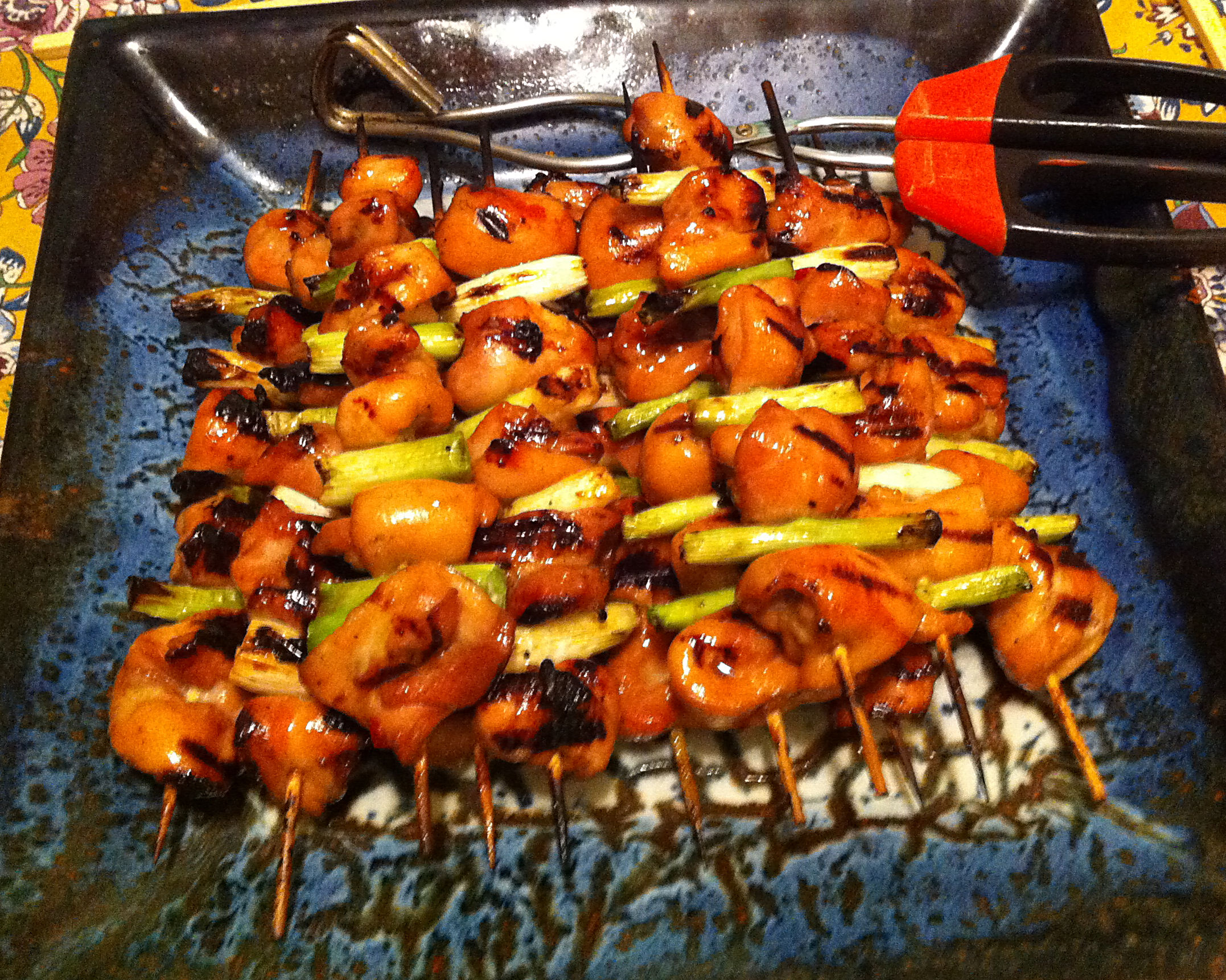 Karl’s Negima Yakitori (Chicken Thigh and Green Onion Skewers ...