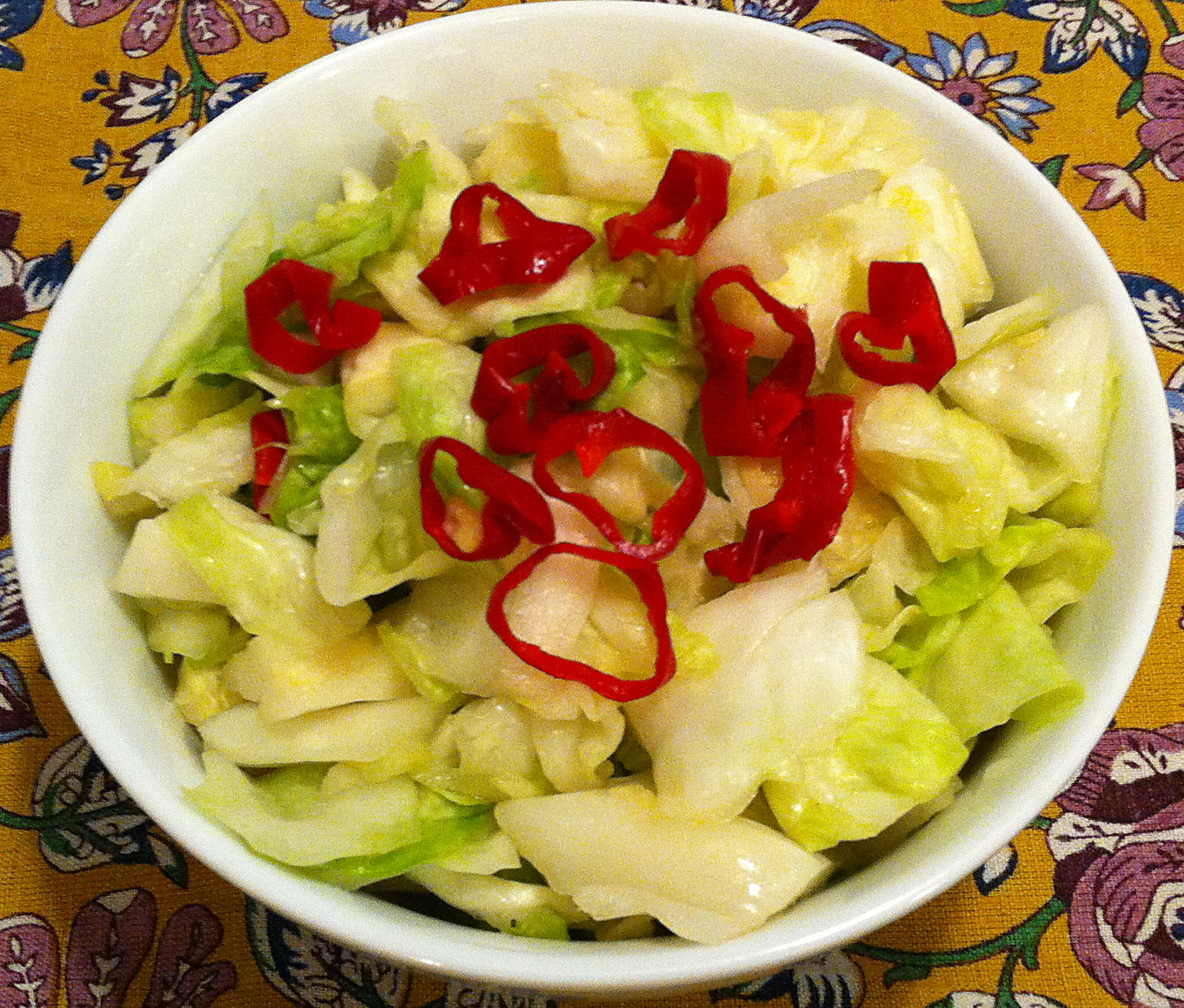 Karl’s Salt Cabbage with Red Shishito Pepper (Kyabetsu Shiozuke ...