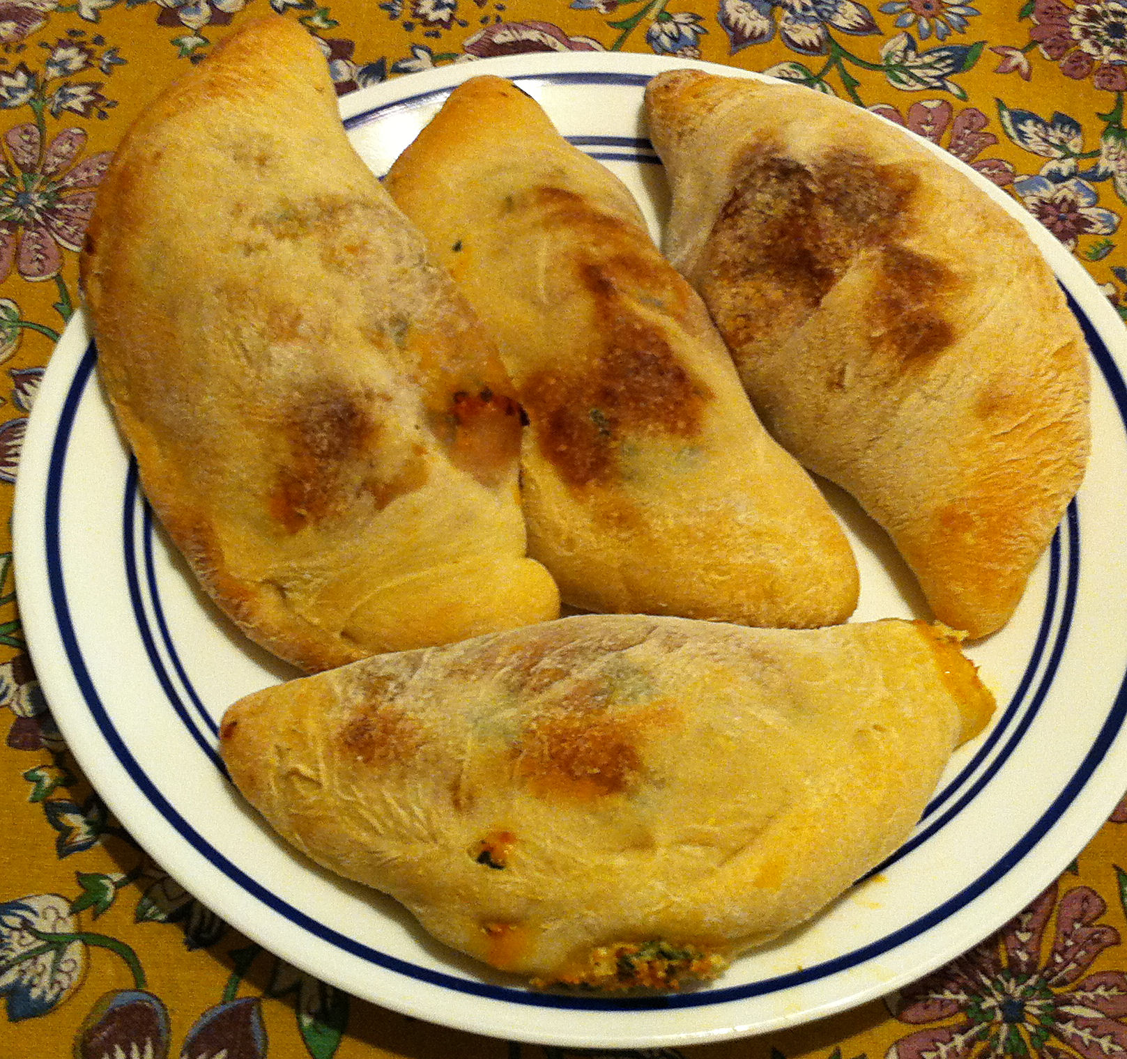 Karl’s Spinach and Prosciutto Calzone | Jabberwocky Stew