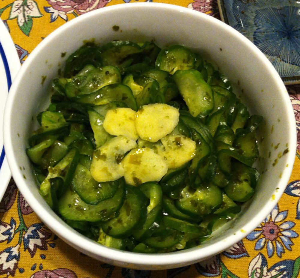 Karl’s Japanese Cucumbers Pickles with Green Seaweed | Jabberwocky Stew